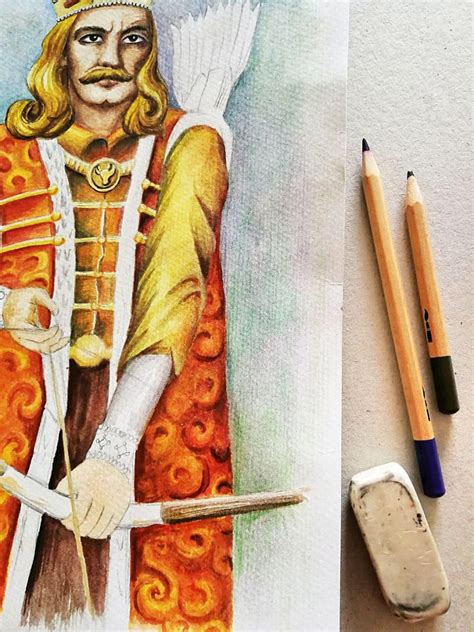De La Schita La Pictura Stefan Cel Mare Cu Arcul In Mana Curs Pictura