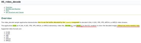 How To Pass The Decoded Images To To The Egl Renderer Without Any Extra