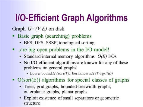 efficient algorithms for large scale gis applications laura toma duke university ppt download