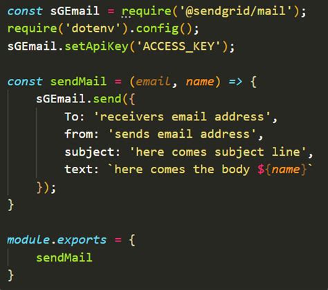 How To Send Customized Emails By Integrating SendGrid With A Node Js