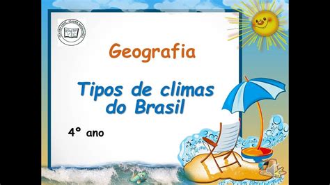 Geografia Tipos De Climas Do Brasil Ano Youtube