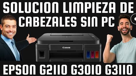 Como LIMPIAR CABEZALES De Impresora CANON G3110 Manualmente METODO