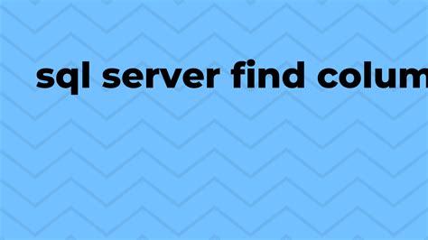 solved server find columns list in tables in sql sourcetrail