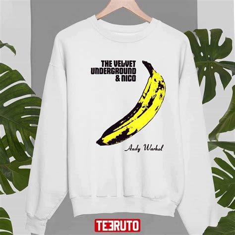 Andy Warhol S Velvet Underground Famous Banana Design Unisex Sweatshirt