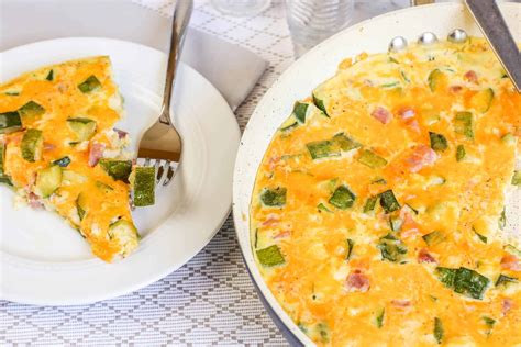 Low Carb Zucchini Frittata Recipe Easy 20 Minute Recipe