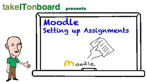 moodle assignment set up youtube