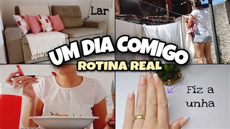 UM DIA COMIGO ROTINA REAL FIZ AS UNHAS VIDA DE DONA DE CASA MOSTREI