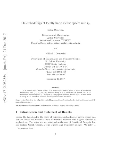 pdf on embeddings of locally finite metric spaces into ell p