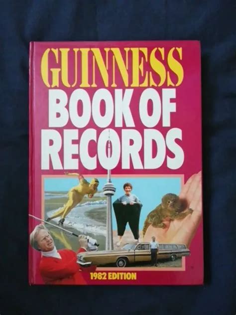 DAS GUINNESS BUCH DER Rekorde 1982 Ausgabe 28 Morris McWhirter