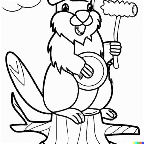 35 Desenhos De Castor Para Imprimir E Colorir Pintar