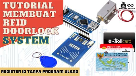 Tutorial Membuat Kunci Pintu Berbasis Arduino RFID Doorlock Dan E KTP