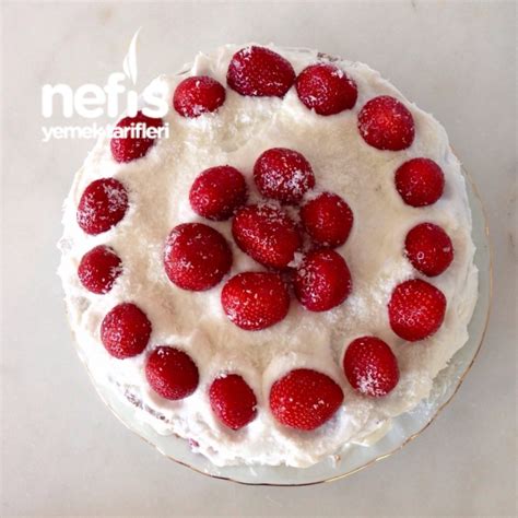 Hafif Çilekli Pasta Nefis Yemek Tarifleri 2929567