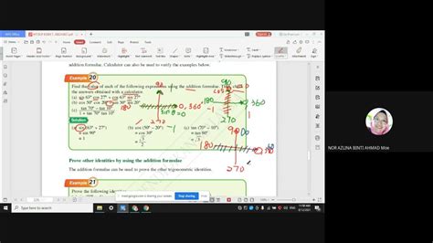 additional mathematics form 5 chapter 6 trigonometric functions youtube