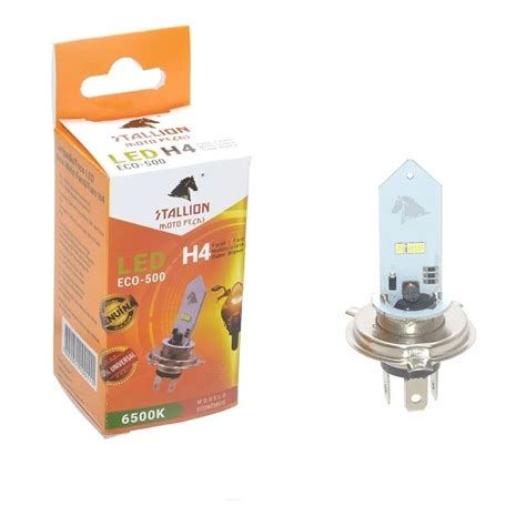 Lampada Farol Super Led H4 Moto Efeito Xenon 6500k Eco 500 Pop 110 Cg