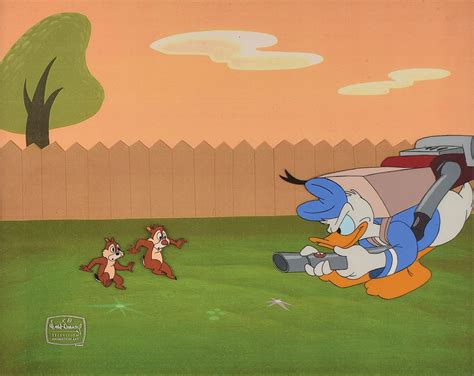 Donald Duck Production Cel From Disney S Mickey Mouse Works Rr