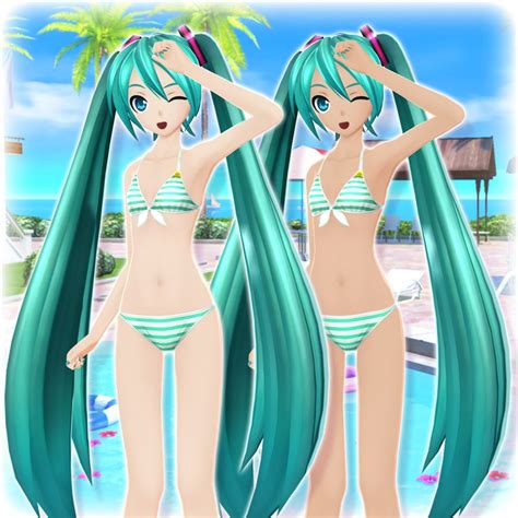 Hatsune Miku Project DIVA F 2nd Hatsune Miku Swimwear Module Cover