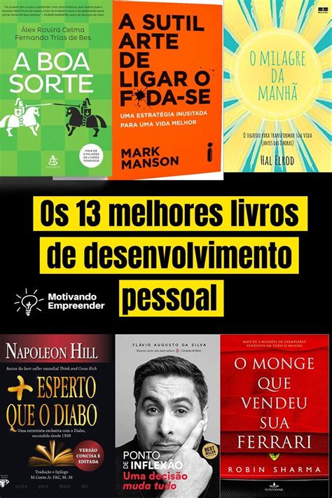 Conheça os 13 melhores livros de desenvolvimento pessoal e auto ajud