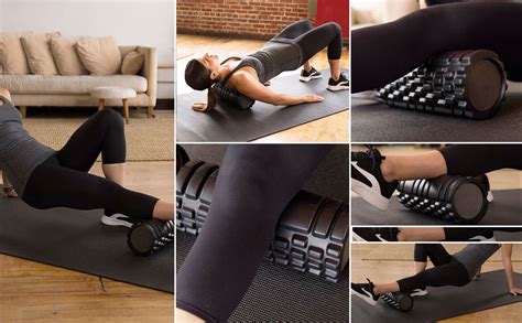 SPRINGOS Faszienrolle Rolle Mit Noppen Massagerolle 33 Cm Selbstmassage