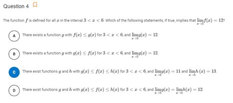 solved question 4 the function f is defined for all in the