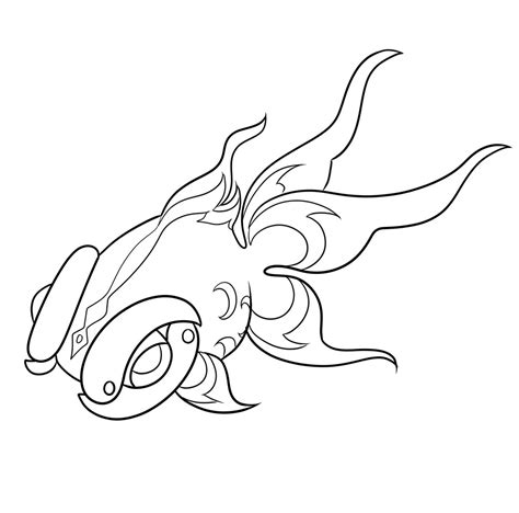 Chi Yu from generation IX Pokémon coloring page