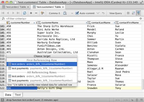 intellij idea 13 what s new in database tools the intellij idea blog