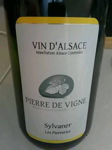 Pierre De Vigne Les Pierreries Sylvaner Vivino US