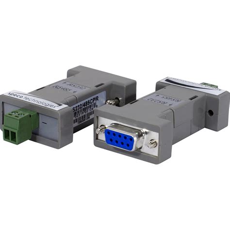 Speco Technologies RS232 To RS485 Converter Pair RS232485CPR B H
