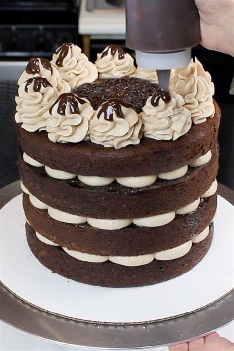 Naked Chocolate Cake The Easiest Way To Decorate A Cake Recipe