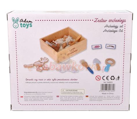 ADAM TOYS POLSKI PIASEK KINETYCZNY ZESTAW WIELORAZOWY ARCHEOLOG N4003