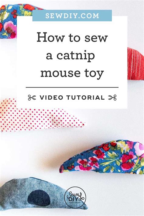 How To Sew A Refillable Catnip Mouse Toy Sew Diy