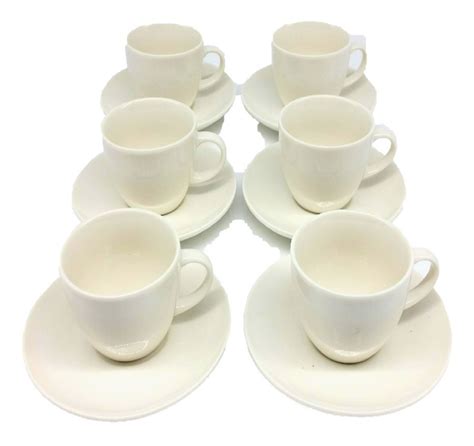 Juego De Tazas De Café 6 Jarritas Y 6 Platos De Loza 199 00 en