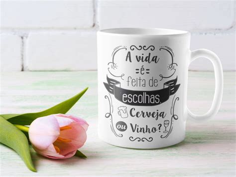 Caneca A Vida É Feita De Escolhas Elo7 Produtos Especiais