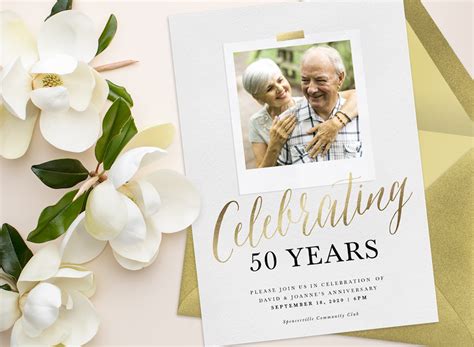 Golden Wedding Anniversary Party Fiftieth Wedding Anniversary Th