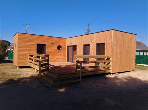 Maison Bois Modulaire Pr Fabriqu E Ventana Blog