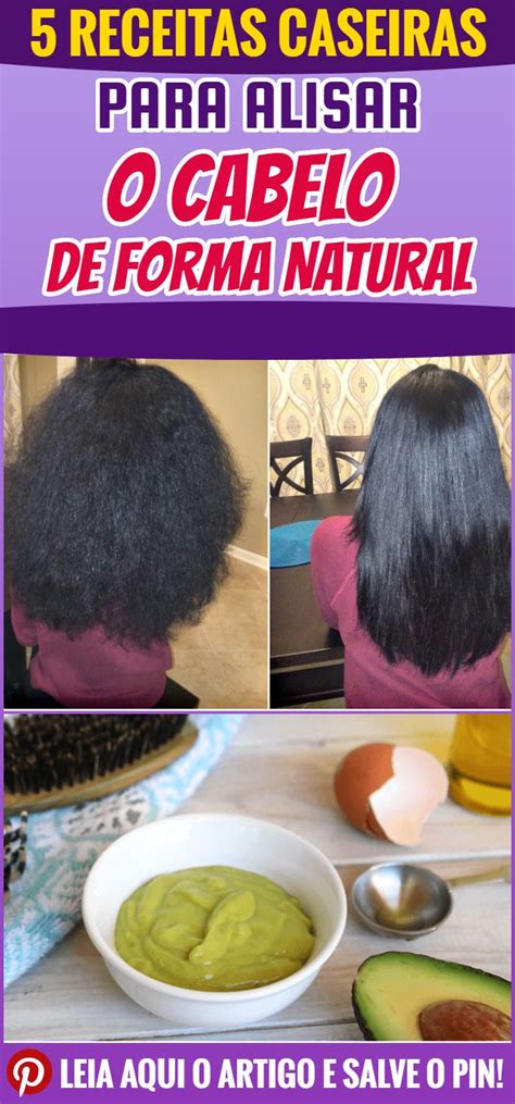 Receitas Caseiras Para Alisar O Cabelo De Forma Natural Dicas