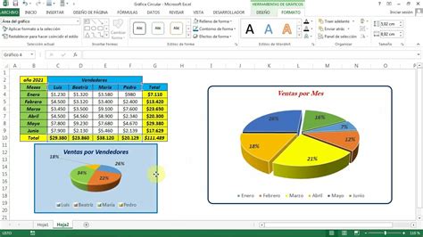 Excel Gráficas Circulares Tipo Pastel Elaboración e Interpretación