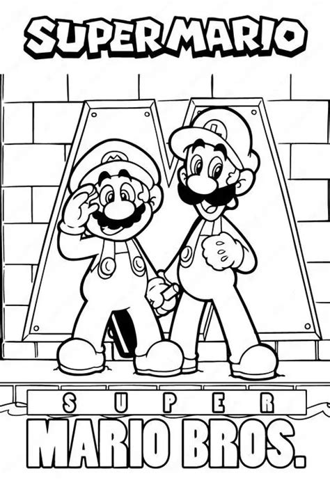 Dibujos De Mario Bros Para Colorear Colorear24