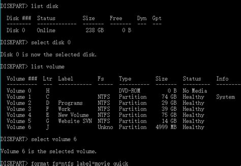 Diskpart Convert Format Fix RAW Drive To NTFS FAT32