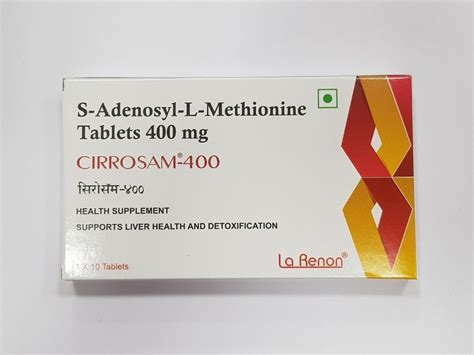Cirrosam 400 S Adenosyl L Methionine Tablet 10 Tablets In 1 Strip