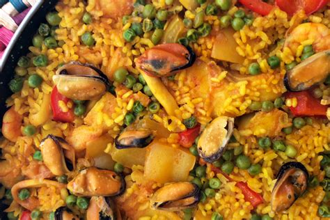 Paella De Mariscos Receta
