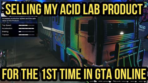 Selling My Acid Lab Product For The First Time In Gta Online Youtube