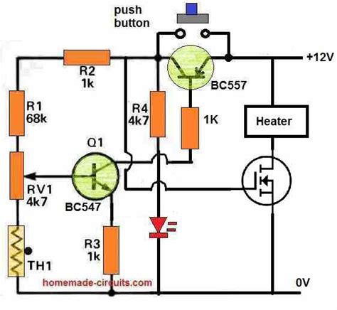 Temperature Controlled Relay Switch Circuit Homemade Circuit Projects