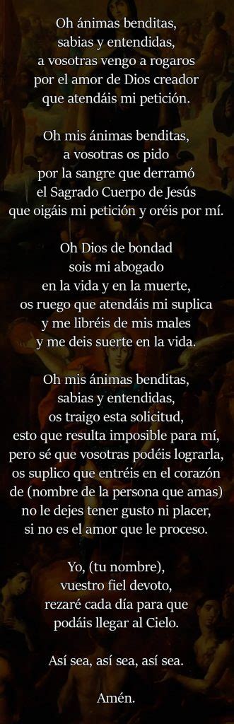 Oración a las ánimas benditas para el amor HechizosDeAmor top