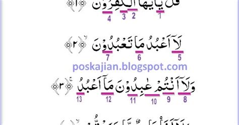 Detail Hukum Bacaan Surat Al Kafirun Ayat 3 Koleksi Nomer 20