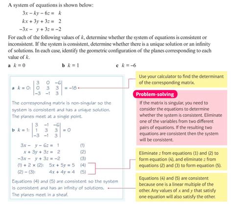 solving systems of equations using matrices