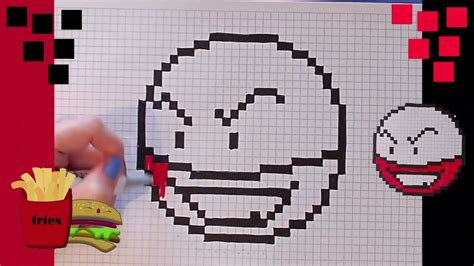 PIXEL ART Hecho a mano Dibujos en cuadricula fáciles Papel