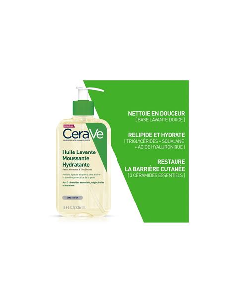 CeraVe Huile Lavante Moussante Hydratante 236ml