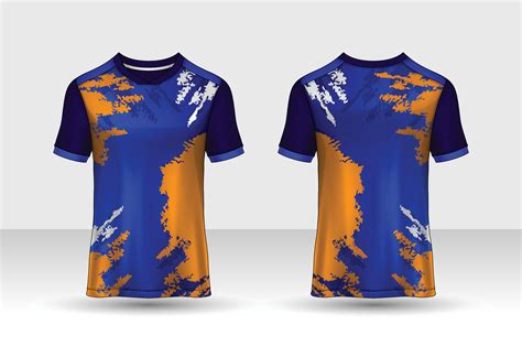 plantilla de diseño deportivo de camiseta maqueta de camiseta de