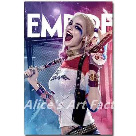 Wall Painting Harley Quinn Suicide Squad Art Canvas Poster Canvas Print