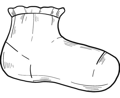 Dibujos De Calcetines 2 Para Colorear Para Colorear Pintar E Imprimir